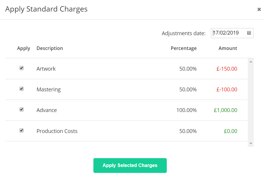 Adjustments & Expenses – ampsuite