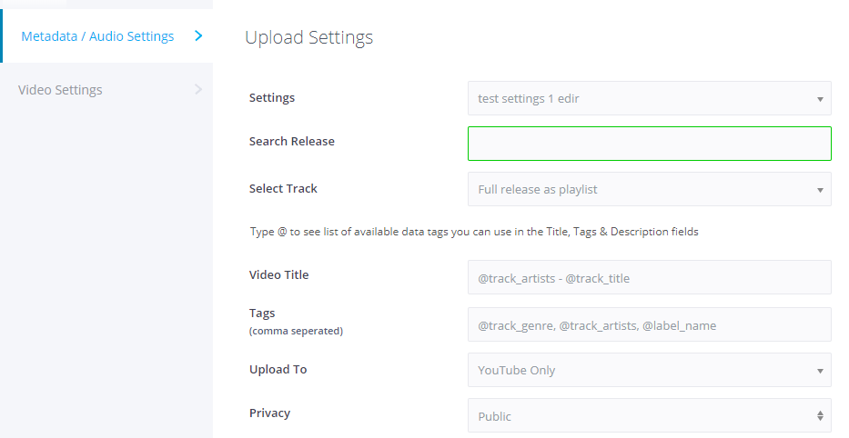 YouTube / SoundCloud Uploads – ampsuite